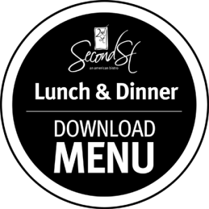 View Menus | Second St. Restaurant